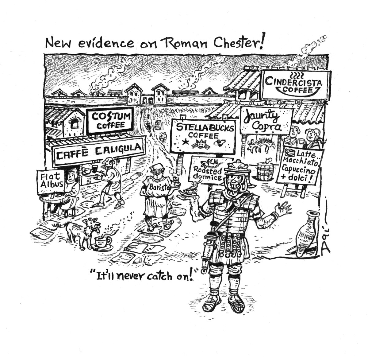 New: Artist Dai Owen introduces his Cartoon Chester series – We Are Chester